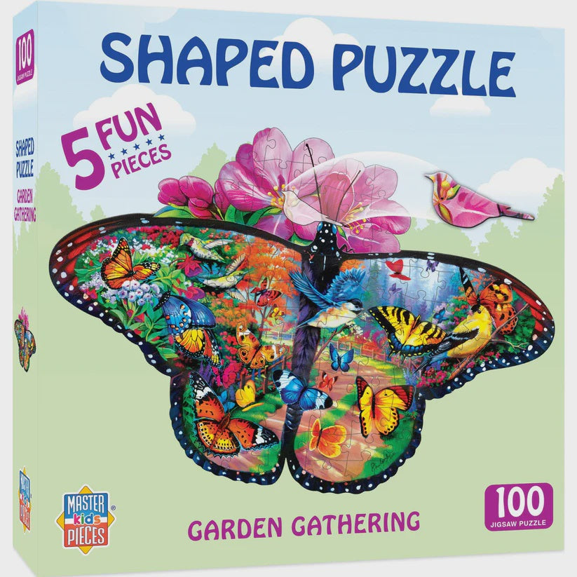 100 Pc Butterfly Shaped Puzzle | Master Pieces | Birthday Gifts ...