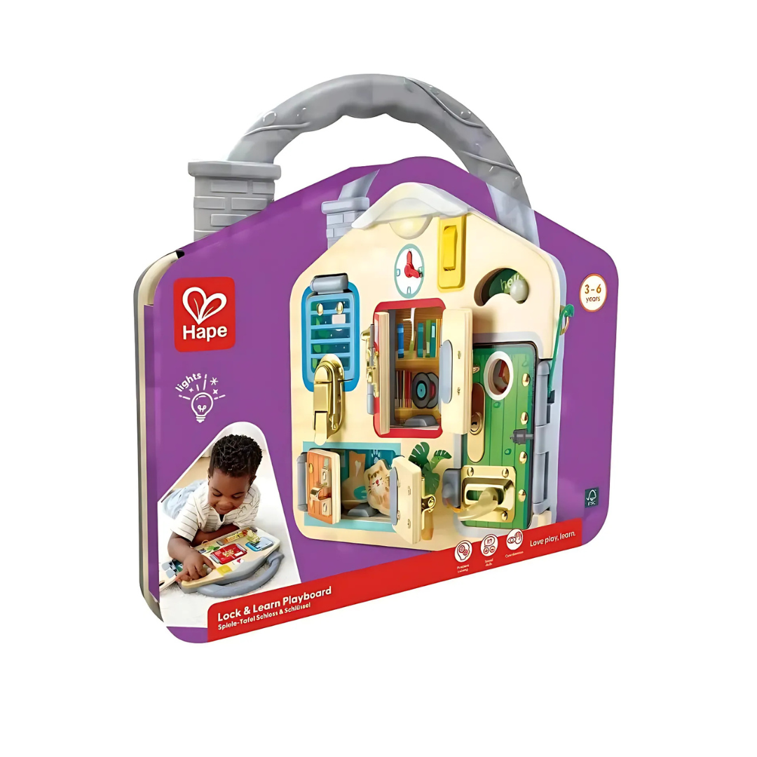 Lock & Learn Playboard | Toddler Busy Boards | Local Toy Shop – Little ...