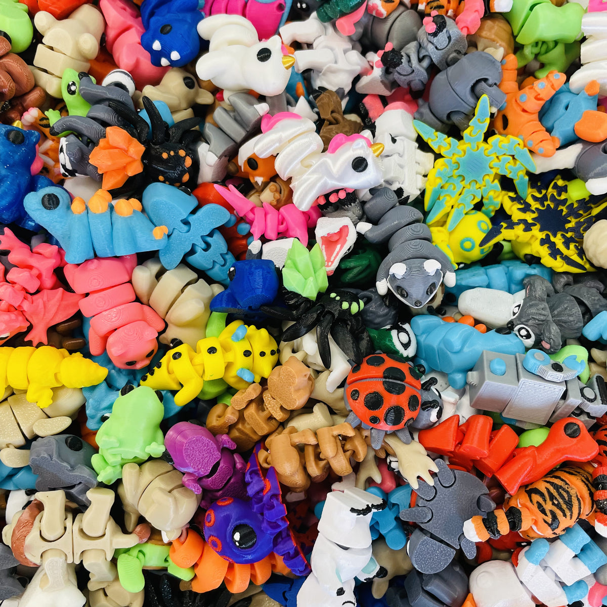 Mystery Bag of Wigglitz | 3D Printed Minis | Sensory Toys – Little ...